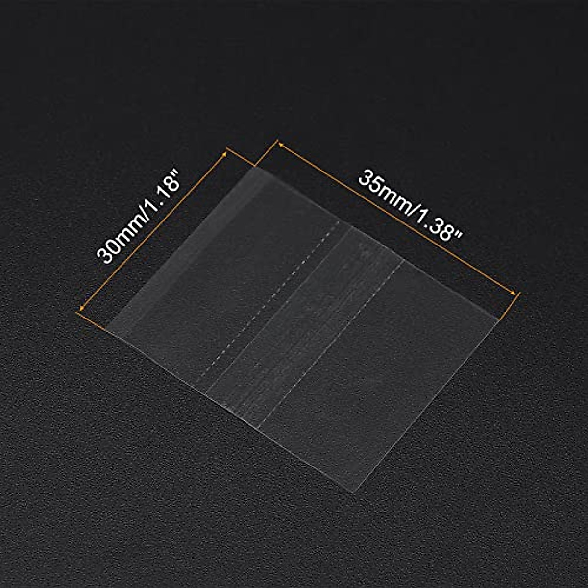 PATIKIL 35x30mm Perforated Shrink Bands, 250 Pack PVC Heat Shrink Wrap Band Fits Cap Diameter 0.59 to 0.83 Inch for Jars Cans, Clear