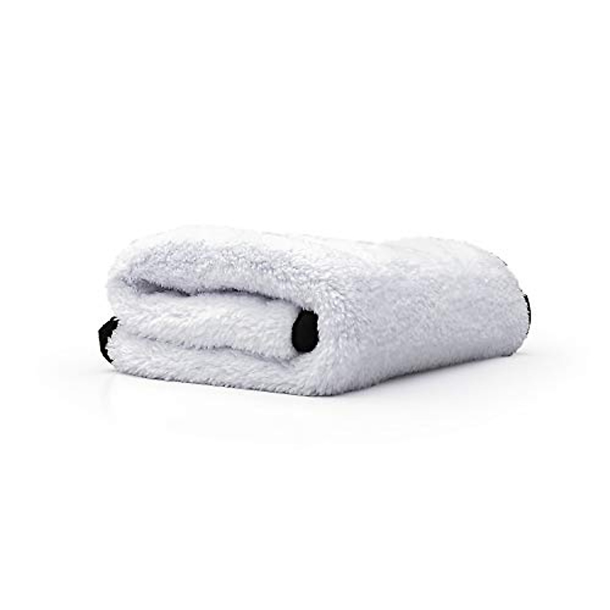 The Rag Company - Everest 550 - Ultra Plush Korean 70/30 Blend, Professional Microfiber Detailing Towels, 550gsm, 16in x 16in, White (4-Pack)