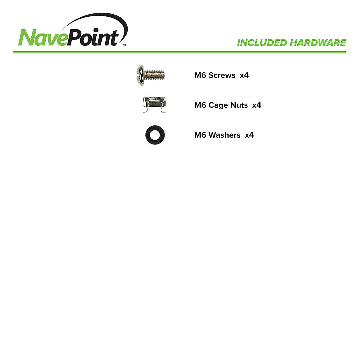 NavePoint 2U 19-Inch Universal Vented Rack Mount Cantilever Server Cabinet Shelf 14-Inches Deep Black