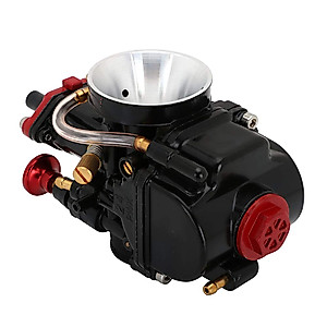 JFG RACING PWK 21mm Carburetor Motorcycle Racing Carb Universal For 50cc to 100cc Pit Dirt Bike Motocross Enduro On/Off Road ATV Quad Scooter Black