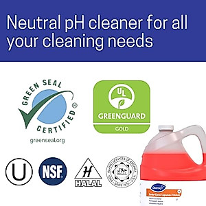 Diversey 903904 Stride Citrus Neutral Cleaner, Commercial Floor Cleaner, Citrus Scent, Concentrate, 1-Gallon Packaging May Vary, 128 Fl Oz (Pack of 1)
