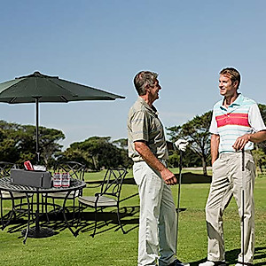 OSPUORT Golf Cooler Bag Waterproof Insulated with Detachable Shoulder Strap - Hold 6 Pack of Cans or Two Bottles of Wine (Grey)