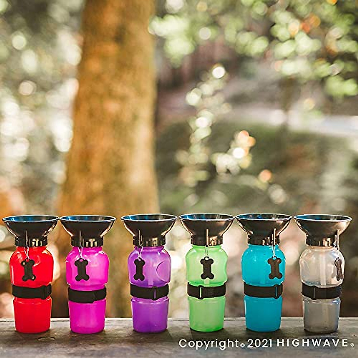 Highwave AutoDogMug Dog Water Bottle BPA Free Portable Dog Water Bottle | Leak-Proof Portable Dog Water Bottle for Hiking and Traveling | Dish-Washer Safe | 20 oz