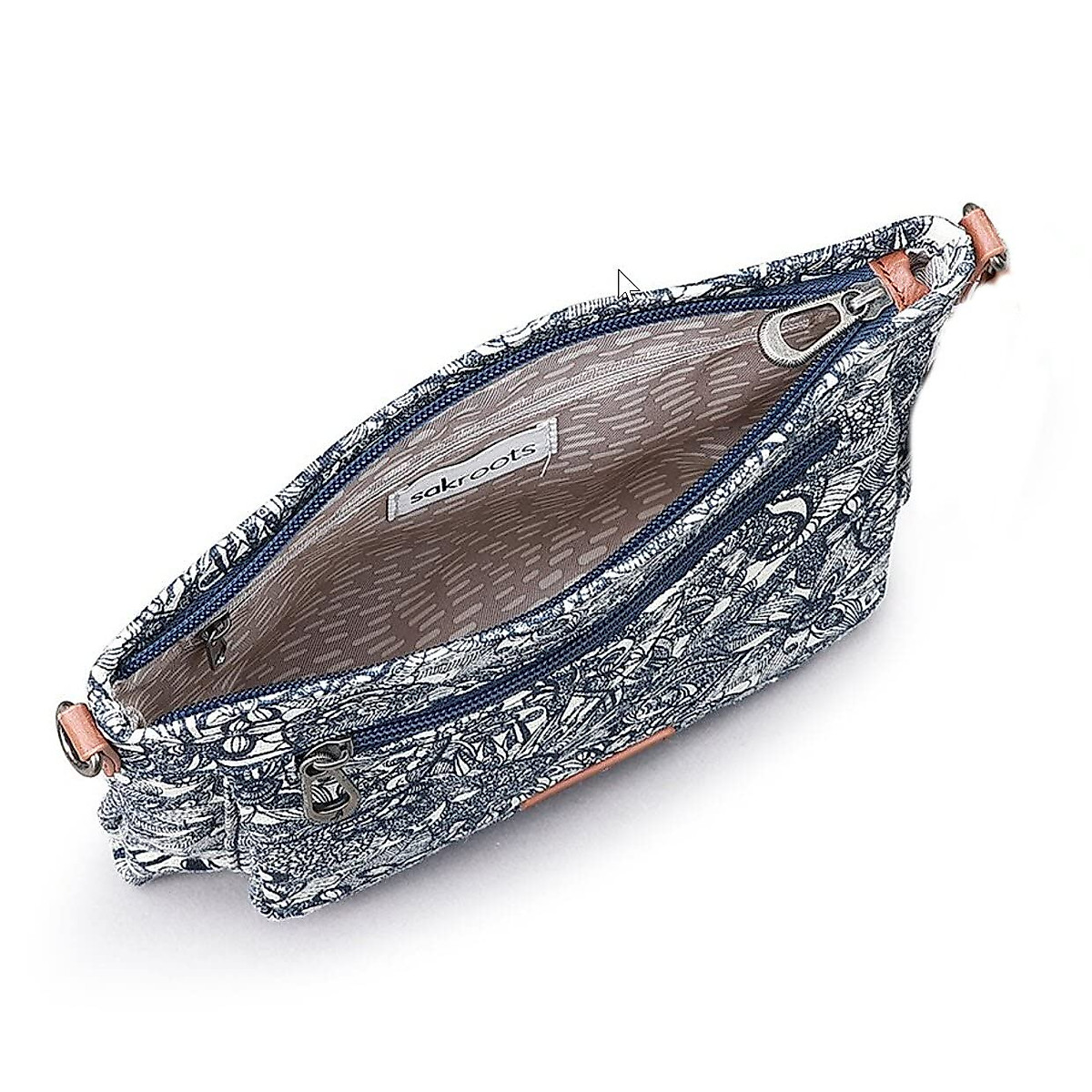 Sakroots Camden Small Crossbody Bag (Navy Spirit Desert 3)