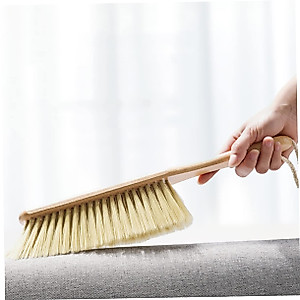 SEWOART Wooden Bed Brush Bristle Drafting Brush Carpet Brush Dusting Brush for Cleaning Bench Brush for Cleaning Broom Patio Cushion Cleaner Woodshop Brush Woodworking Cleaning Brush Door
