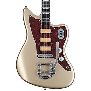 Fender Gold Foil Jazzmaster Electric Guitar - Shoreline Gold