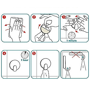 KK5 Adhesive Wall Hooks Hangers Heavy Duty 13 Pounds Sticky Hooks for Hanging for Kitchen Livingroom Bedroom Student Dormitory Stainless Steel Ceiling Hanger