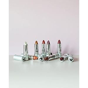 Zuzu Luxe Lip Color Lipstick (Temptress - Grape/Warm Pearl), Natural Ultra-Hydrating Lipstick, Paraben Free, Vegan, Gluten-free, Cruelty-free, Non GMO, 0.13 oz