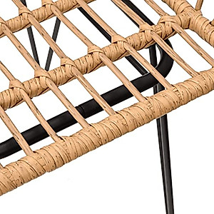 vidaXL 2X Patio Chairs with Armrest Garden Outdoor Lawn Terrace Balcony Backyard Dining Dinner Dinette Chair Seat Seating Furniture PE Rattan