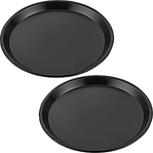 2 PCS Pizza Pan for Oven Non-Stick Bakeware Aluminum alloy Thicken Round 6 inch Pizza Tray Pizza Bakeware Set Nonstick Kitchenware Baking Pan for Restaurant Home Pizza Baking Dishwasher Safe
