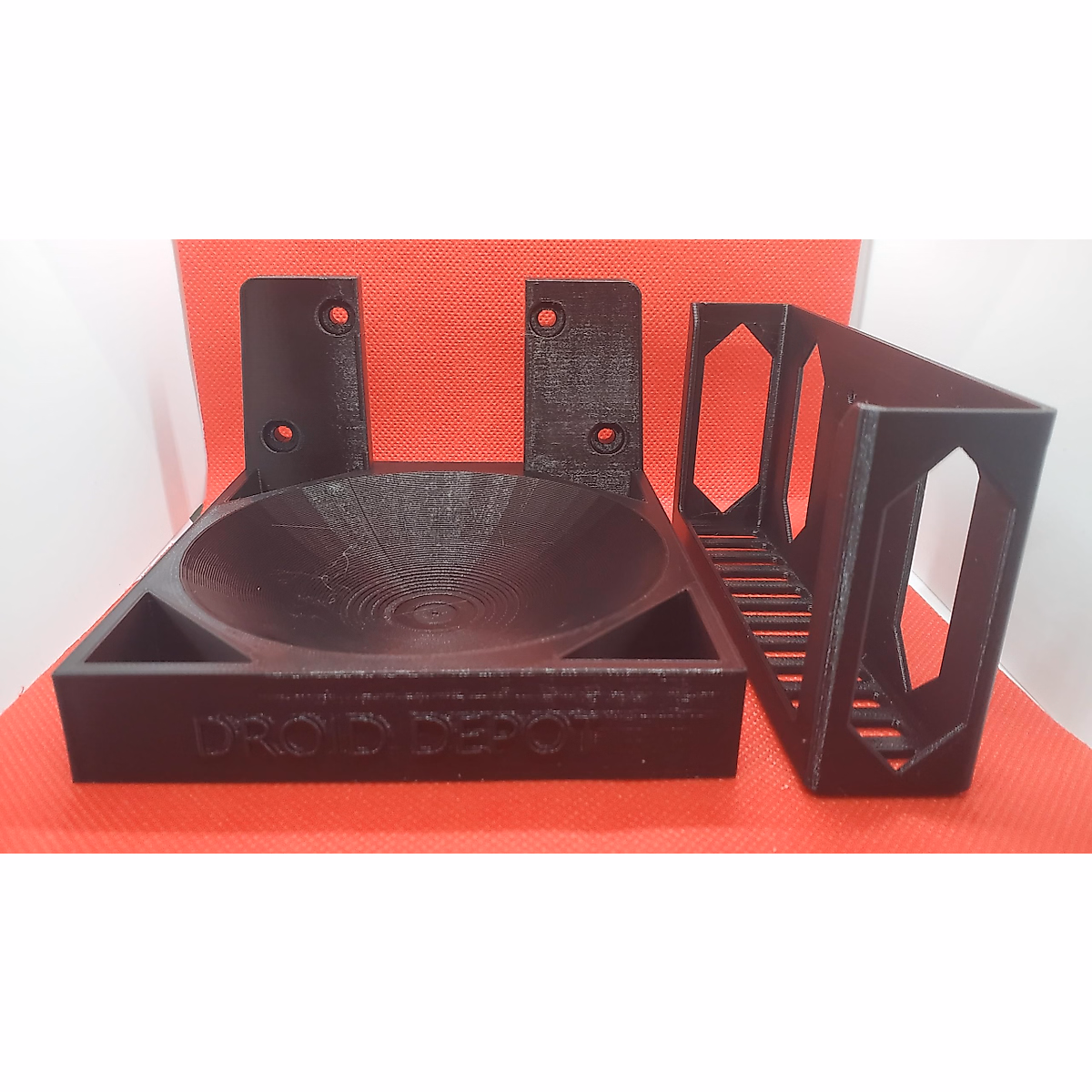 Wall mount for BB8 Droid Depot Star Wars Galaxy’s Edge with remote holder