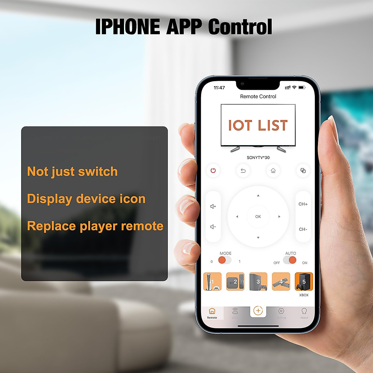 HDMI 2.1 Switch 8K 60Hz, 4K 120Hz 5 in 1 Out HDMI Switcher Splitter with iOS app, Ratio Adjusted, ARC, HDR10+,Dolby Vision, Dolby Atmos,VRR,ALLM for PS5 Xbox APPLE TV FIRE TV Nintendo Switch laptop PC