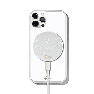 Sonix Charger Compatible with MagSafe for iPhone 14, iPhone 13, iPhone 12 Series | Fast Wireless Charger x 6.5ft Cable (USB-C) | Pearl Tort