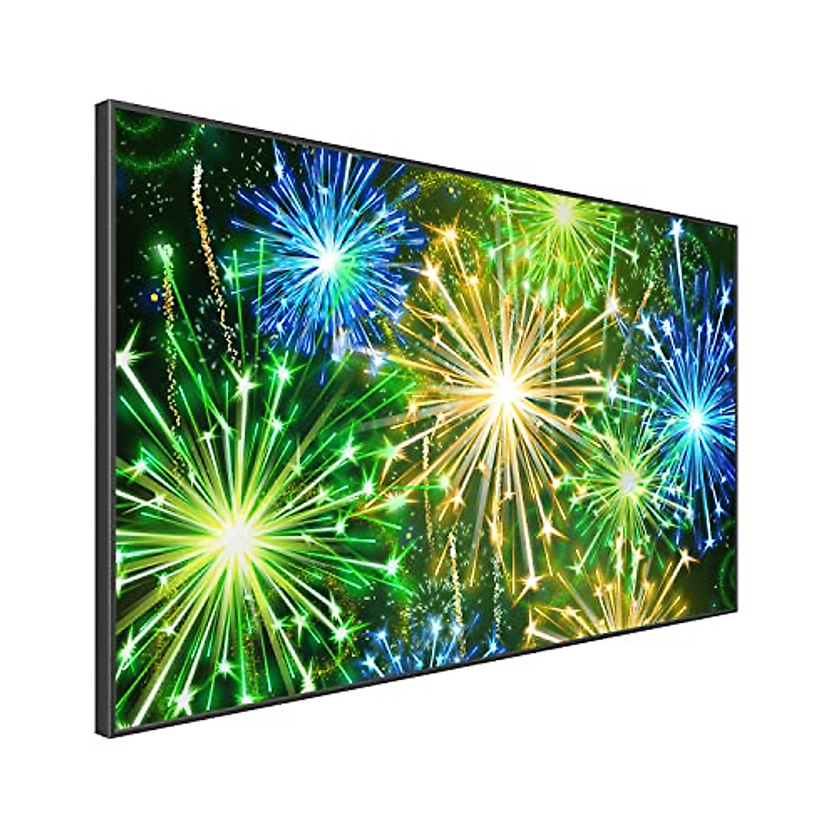 KUVASONG True 1500 Nits 65 Inch Sun Readable Smart Outdoor TV for Outdoor Covered Area, High Brightness Outdoor Television, 4K UHD HDR, Includes Full Motion TV Wall Mount Bracket and 40W Sound bar