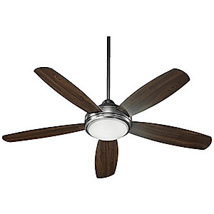 Quorum International 52" Colton Ceiling Fan - Antique Silver - 36525-992