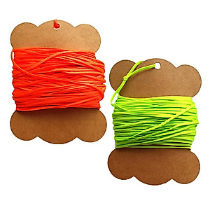 LEIPUPA Durable High Strength Flat Reel - Fluorescent Green, 50m