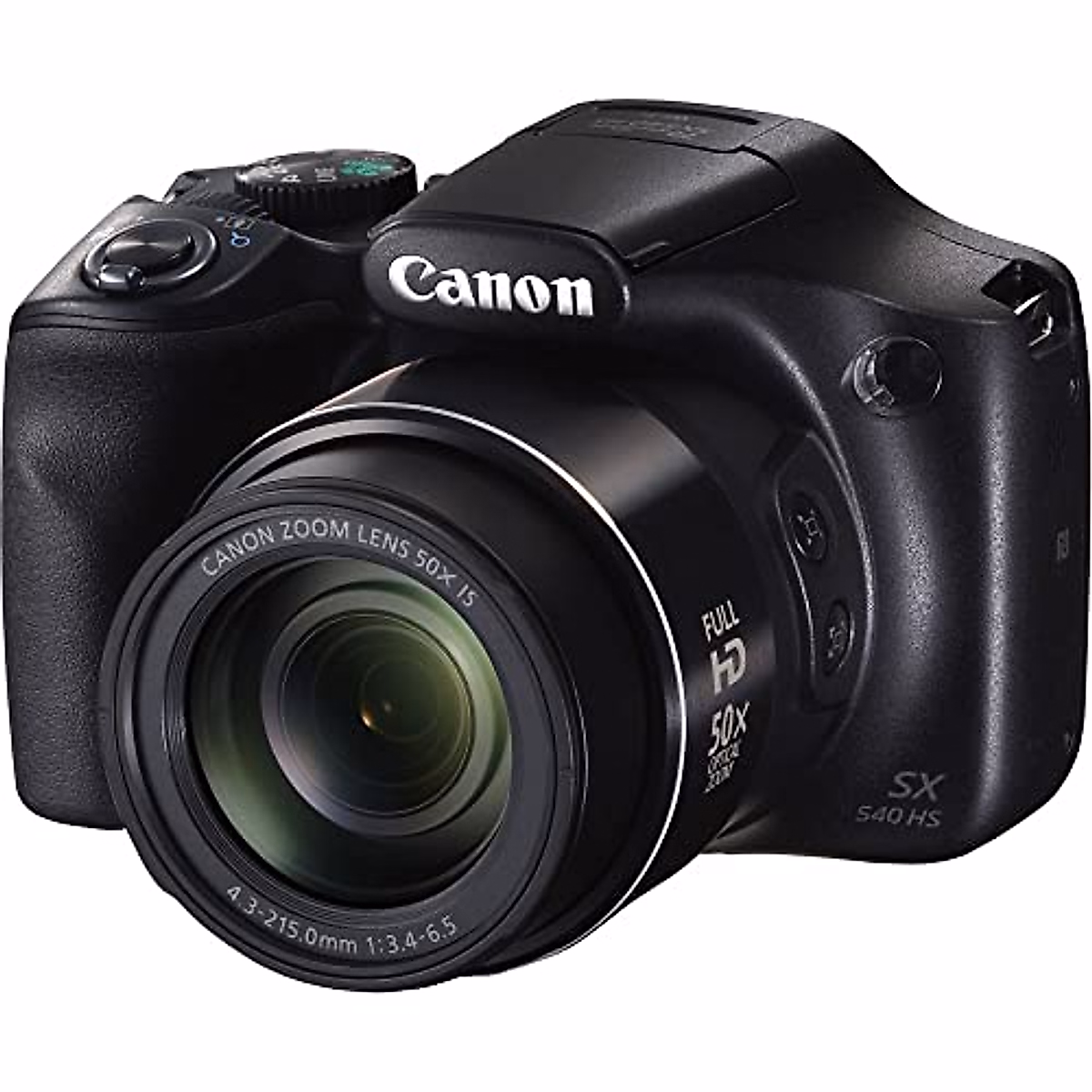 Canon PowerShot SX540 HS Digital Camera (1067C001), 2 x 64GB Memory Card, 3 x NB-6L Battery, Color Filter Kit, Filter Kit, Corel Photo Software, Charger, Card Reader, LED Light + More (Renewed)