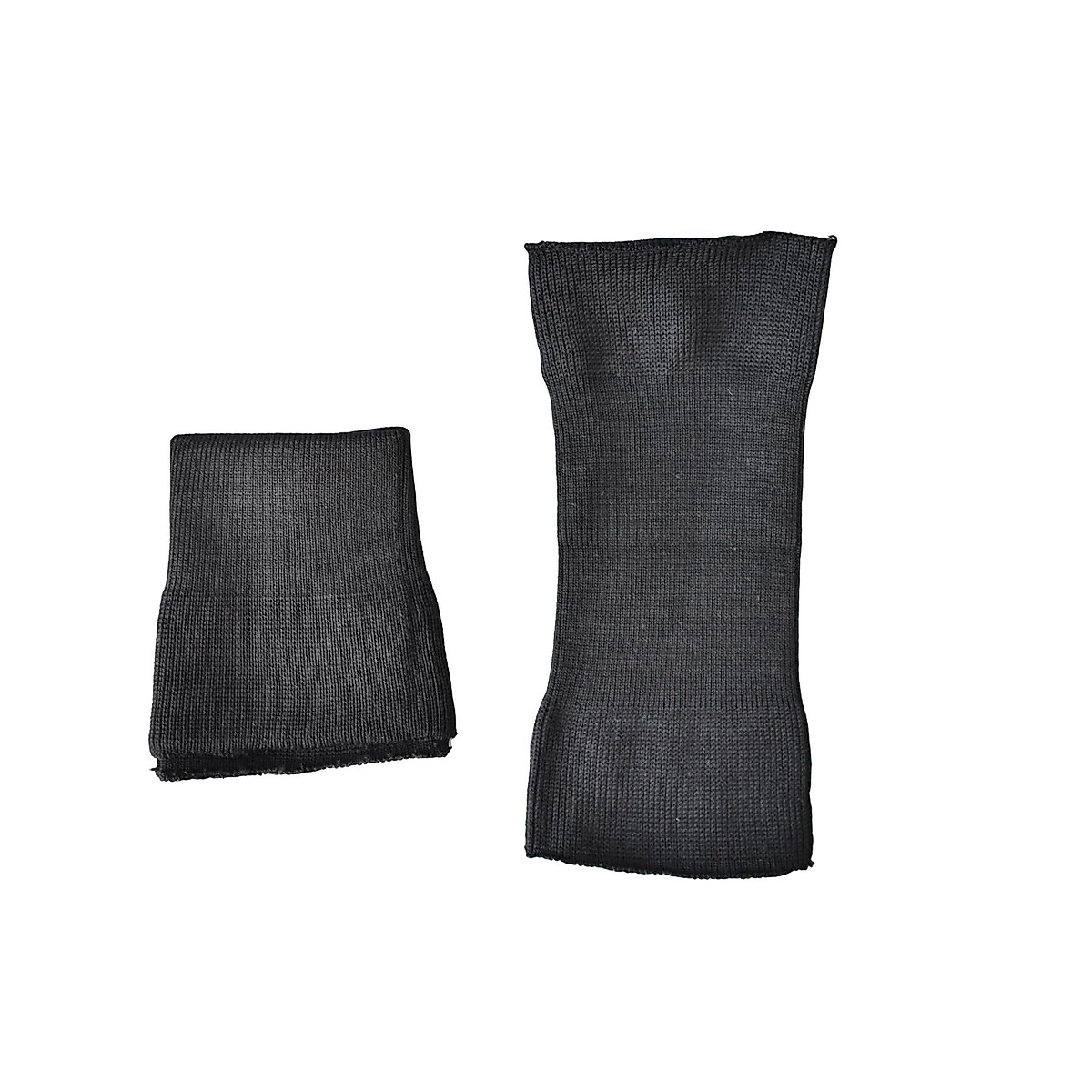 Knit Cuffs for Jacket,Seamless Rib Cuffs 1Pair for Sleeve Extending or Replacement (Black)