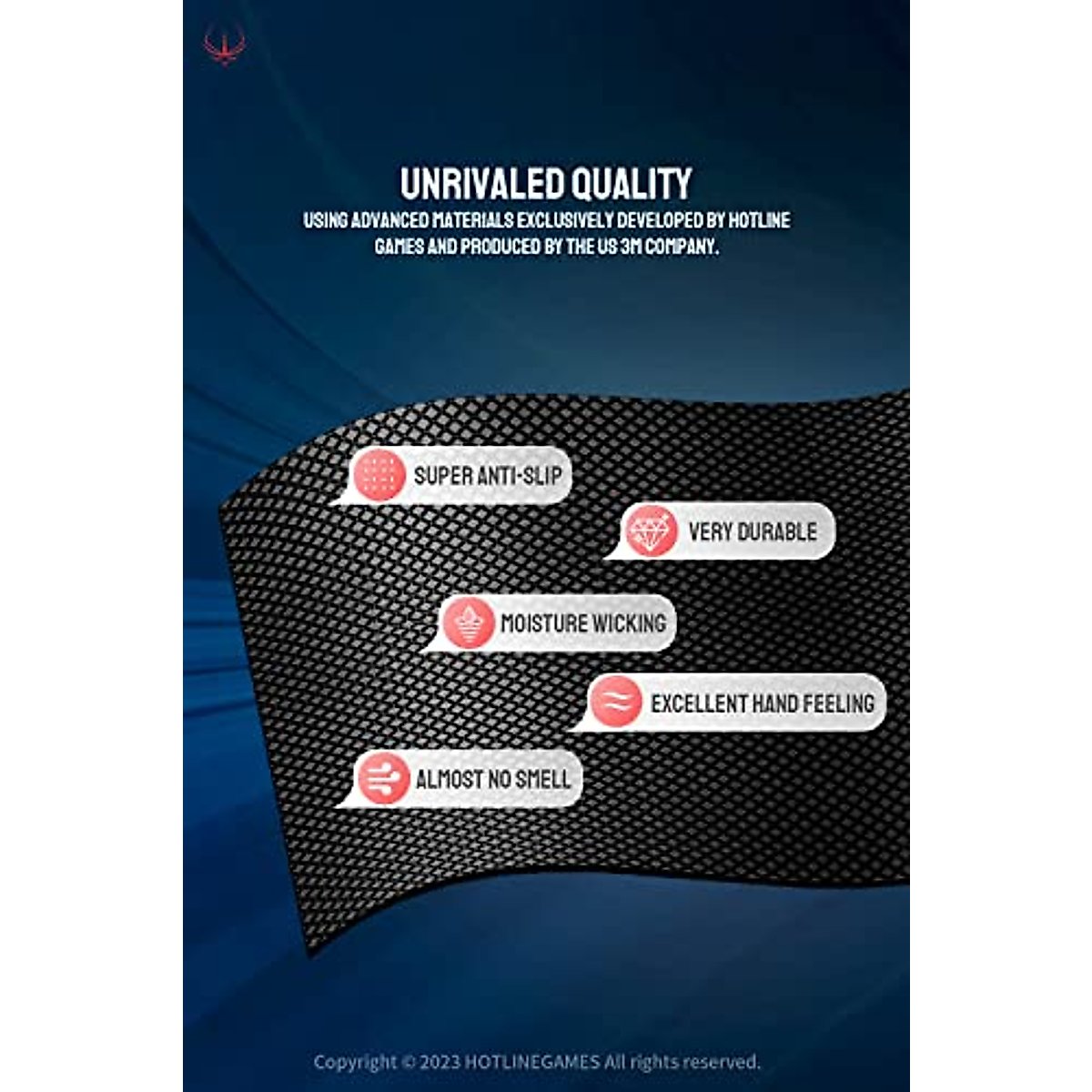 Hotline Games 2.0 Plus Controller Grip Compatible with PS5 Dualsense Edge Controller Controllers Grips Tape, Anti-Slip, Sweat-Absorbent, Easy to Apply (for Handle Grips+Buttons+Triggers)