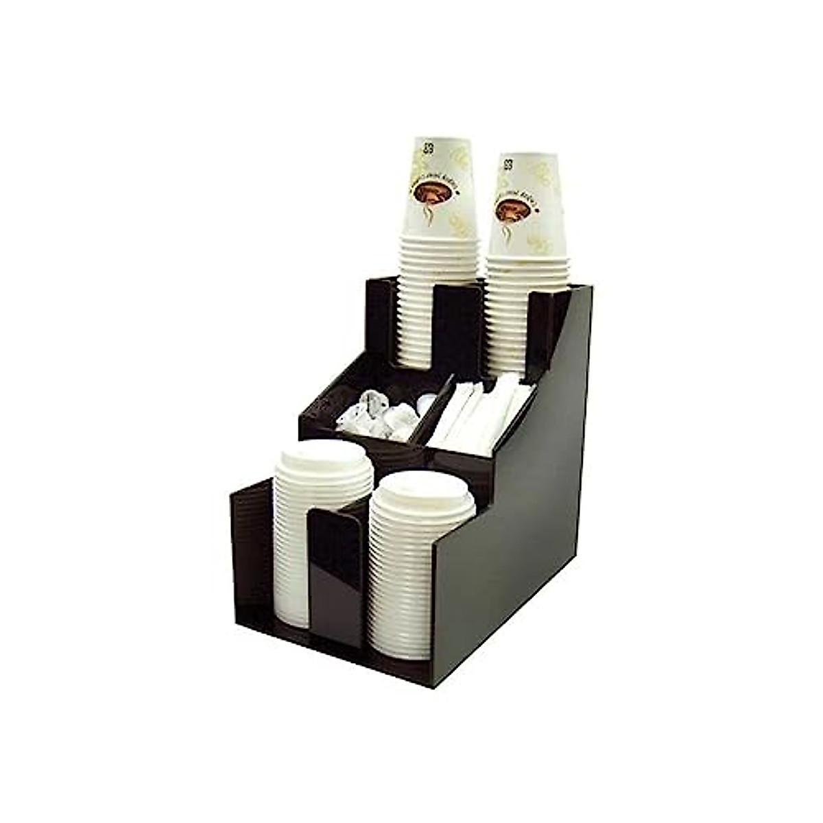 Winco 3 Tiers 2 Stacks Cup & Lid Organizer