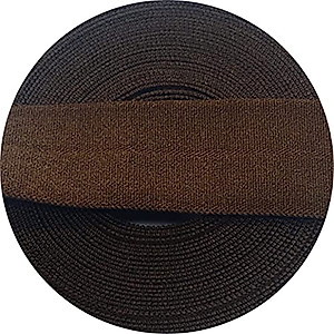 30 Yards 0.8 Inch Black Lace Trim Lace Ribbon Elastic Band Cotton Long Lace Trim by The Yard Wide Fold Over Spandex Elastic Ribbon for Sewing Lace Trim Waist Band Garment Accessory