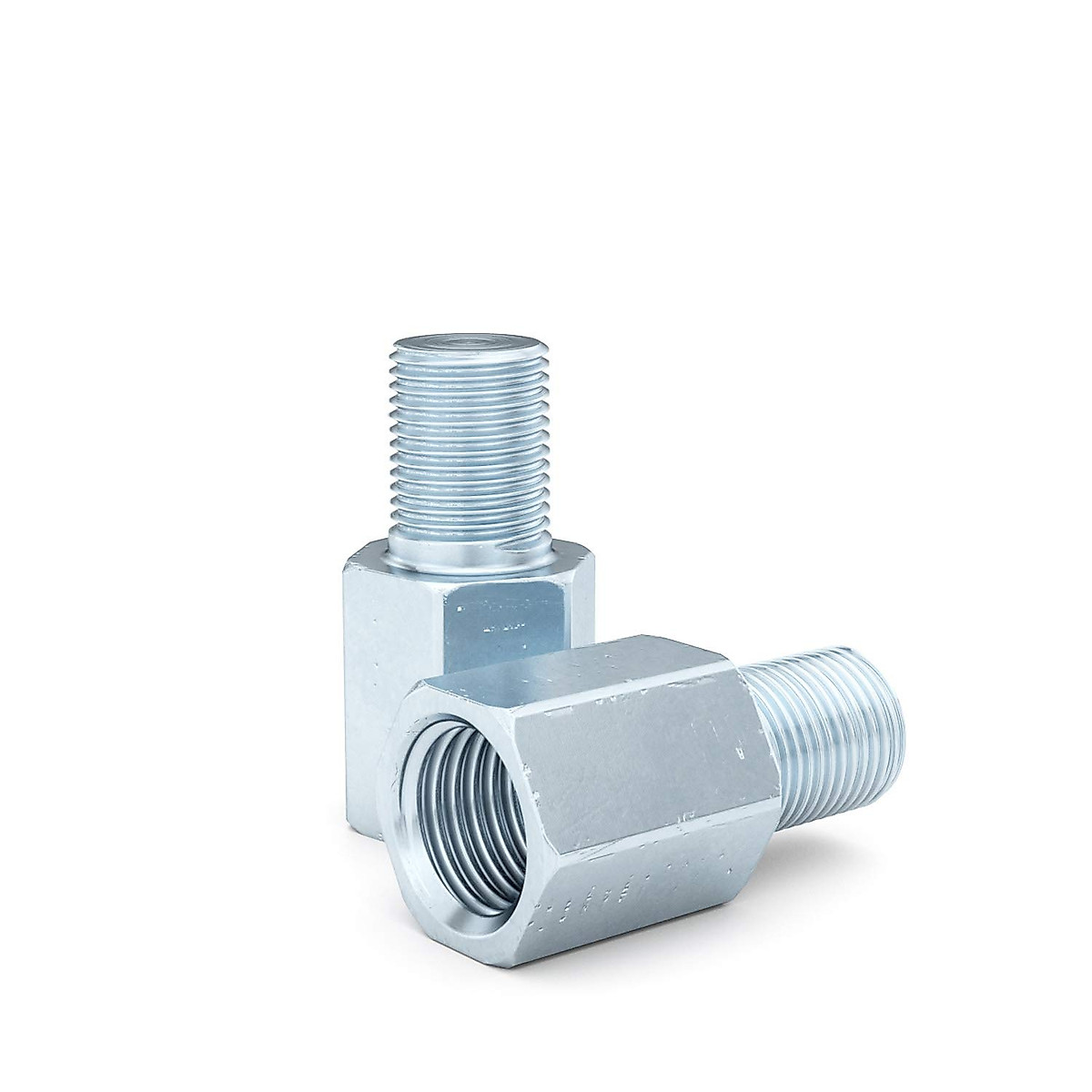 Front Leveling Kit - 2 inch Lift - 2WD Vehicles Only - Compatible with 1999-2008 Ford F250 F250 Super Duty, F350 F-350 SuperDuty, Excursion - Suspension Lower Strut Aluminum Silver Spacers