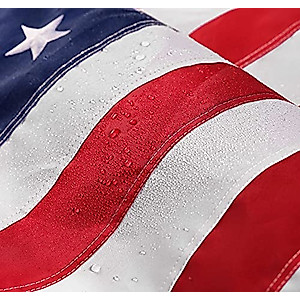 American Flag 4x6 ft: Longest Lasting US Flag, Made From Nylon, Embroidered Stars, Sewn Stripes, Brass Grommets, UV Protection Perfect for Outdoors! USA Flag