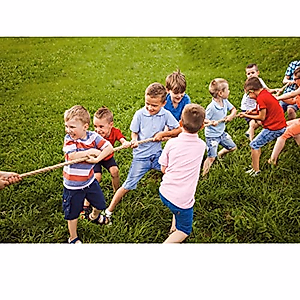 Natural Jute Rope - 1/2 Inch×25 Feet - Twisted Manila Rope - Thick Hemp Rope for Cat Scratching Posts, Hammock, Nautical, Home Decorating