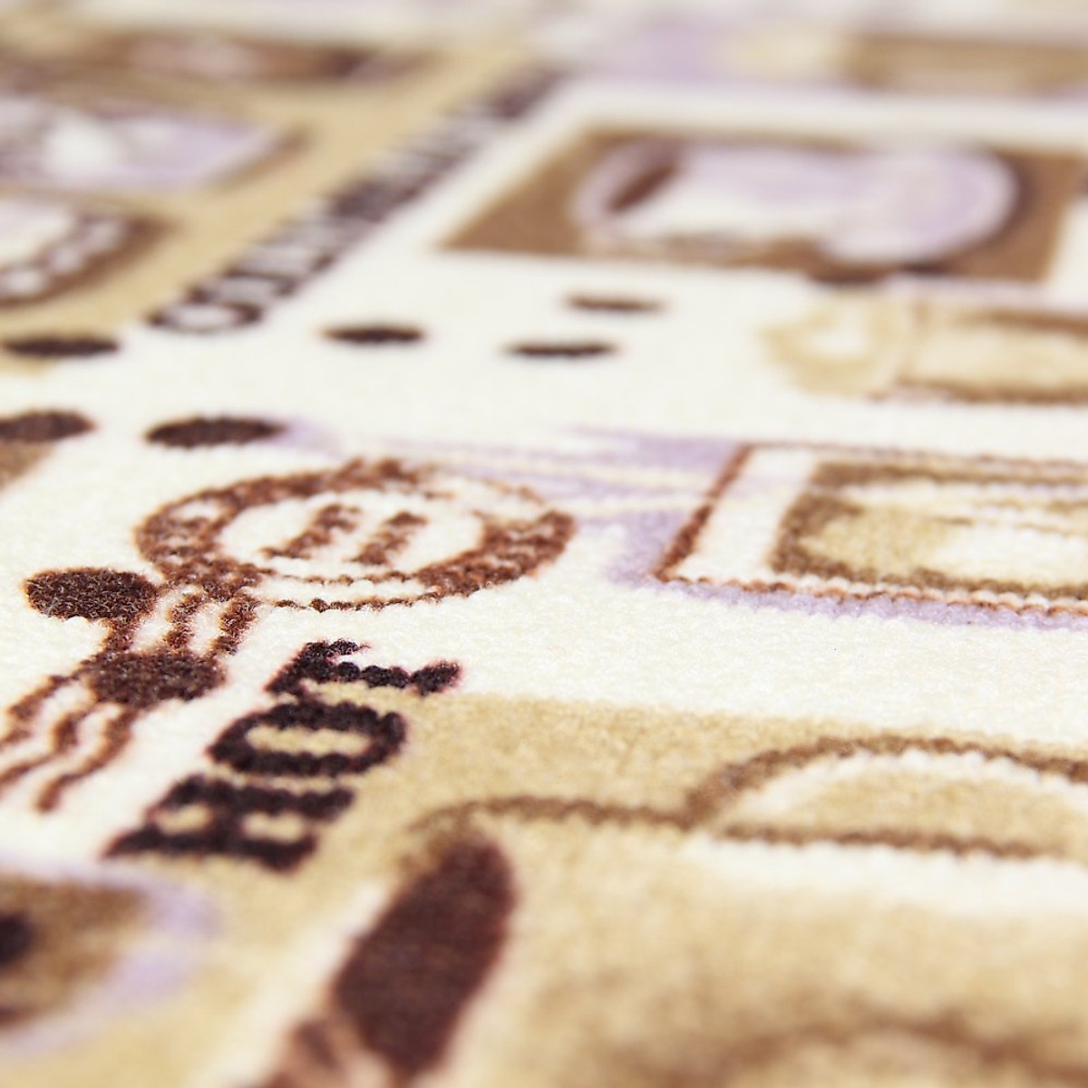 Carvapet 2 Pieces Non-Slip Kitchen Mat Set Rubber Backing Doormat Runner Rug Set, Fruit Design (Grey 15"x47"+15"x47")