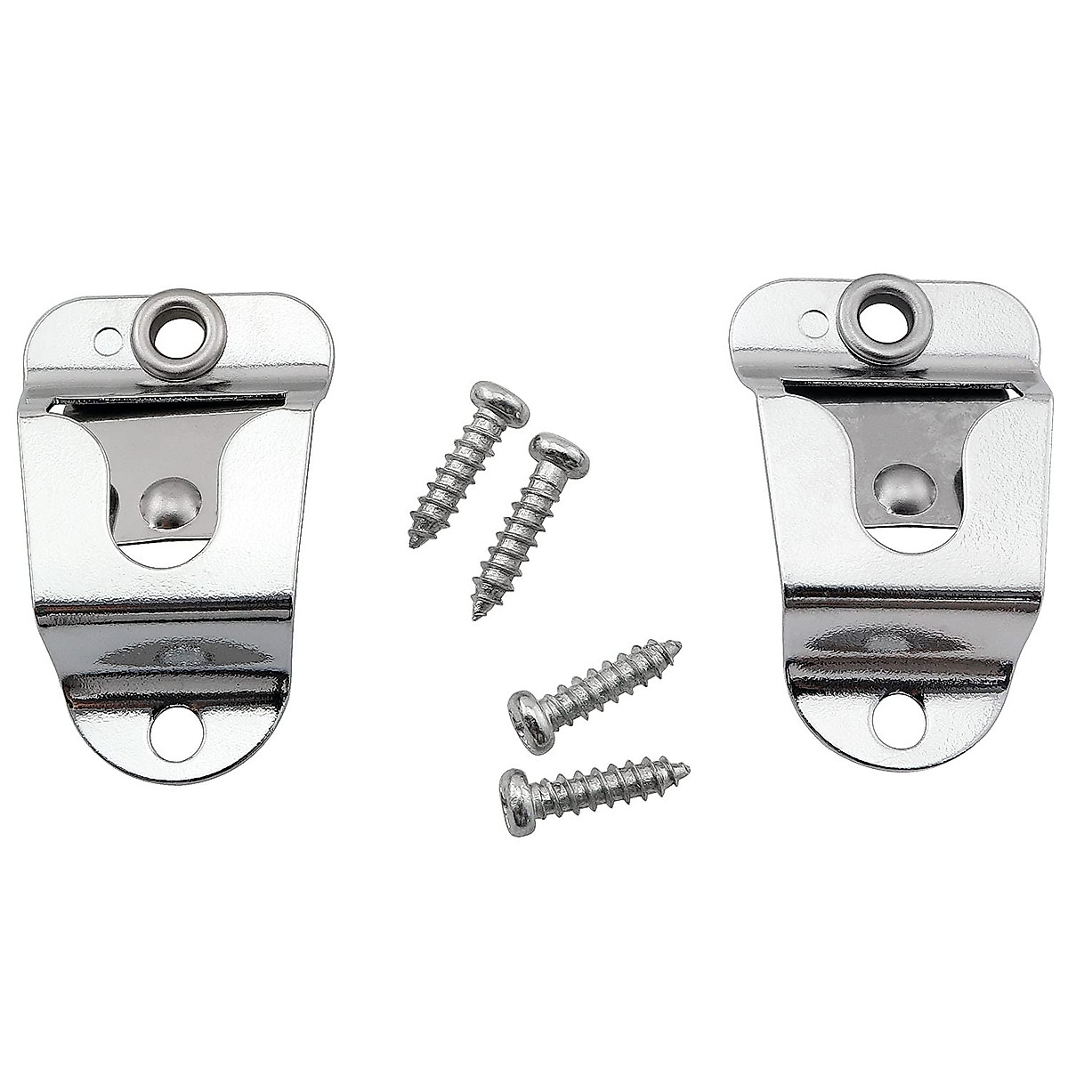 BLLNDX Microphone Holders 2PCS Mic/CB Mic Hanger Clips Microphone Clip Hook Microphone Hang Up Clip with Screws for Kenwood Mobile Radio