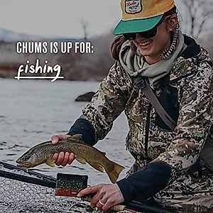 Chums Surfshort Nylon Wallet,Water Resistant,Compact,Ultra Slim,Lightweight,Clear Window ID Slot, Black/Gray