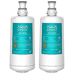 AQUACREST F-601R Filter Cartridge, NSF/ANSI 42 Certified, Replacement for F-601R Filter Cartridge (Pack of 2), Model No.WF05.