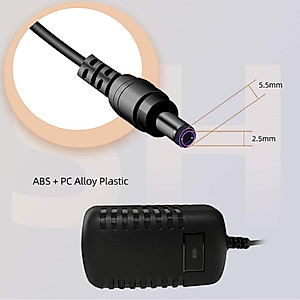 YLYLXIMA 15V 2A Power Supply 15V 2A Adapter, AC 100-240V to DC 15V 2A Wall Charger 5.5mm X 2.5mm US Wall Plug Switching Power for LED Strip, Audio and Video Equipment.
