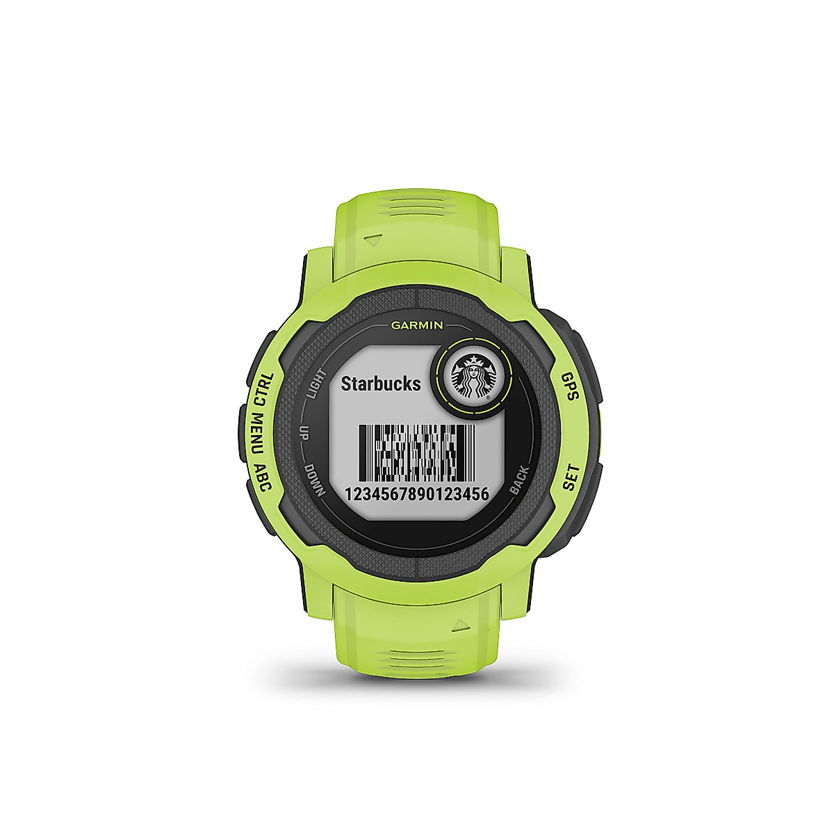 Wearable4U Garmin Instinct 2 GPS Rugged Outdoor Smartwatch, Electric Lime with Corning Gorilla Glass, Multi-GNSS Support Power Bundle