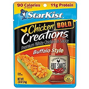 StarKist Chicken Creations BOLD Buffalo Style, 2.6 oz Pouch (Pack of 12)