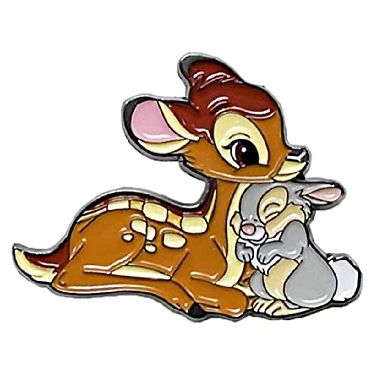 Anime Bambi Lapel Pins Cute Deer Brooch Enamel Pin Brooches on Clothes Badges Backpack Fashion Accessories Jewelry Gift