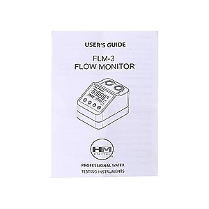 Flow Control Meter Water Purifier Electronic Digital Display Monitor Filter, Water Flow Meter Alarm and Power Save Function Water Flow Meter Used in Petroleum,Food, Etc.