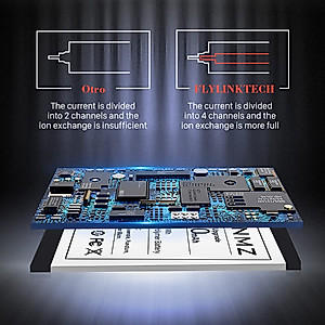 SHENMZ for LG V20 Battery, 4600mAh [2025 New Upgrade] High Capacity Replacement Battery for LG Stylo 3/ Stylo 3 Plus H918 H910 LS997 US996 VS995 V995 BL-44E1F Spare Battery