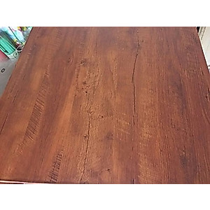 Faux Wood Grain Contact Paper Shelf Drawer Liner for Kitchen Cabinets Countertop Furniture Table Door Arts Crafts Decal Sticker 24x117 Inches