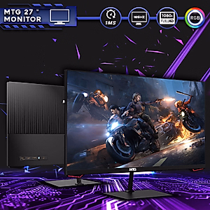 TechMagnet Gaming Desktop PC, Intel i5 4th Gen, Zeus Pro 4, GT 1030, 8GB RAM ARGB, 256GB SSD + 1TB HDD 27 Inch 165hz Gaming Monitor, RGB Front Panel 385 Patterns, RGB Kit, Win 10 Pro (Renewed)