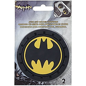 Plasticolor 001960R01 Batman Auto Car Truck SUV Cup Holder Coaster 2-Pack
