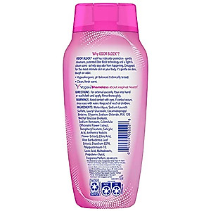 Vagisil Feminine Wash for Intimate Area Hygiene, Odor Block, Gynecologist Tested, Hypoallergenic, 12 oz, (Pack of 1)