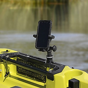 RAILBLAZA MiniPort Kayak Track Mount Base for Rod Holders, Easy Installation with No Tools Required