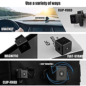 Mini Spy Camera Wireless Hidden Camera Portable Small Camera with Motion Detection and Night Vision Nanny Cam no WiFi Security Camera Pet Camera for Cat/Cop cam