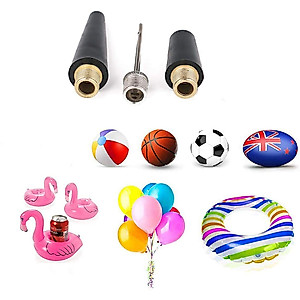 HDNNC Ball Pump Needle, Air Pump Needle, Inflation Needles Nozzle for Basketball Football Volleyball Swim Ring Balloon, All Other Sports Balls -10PACK