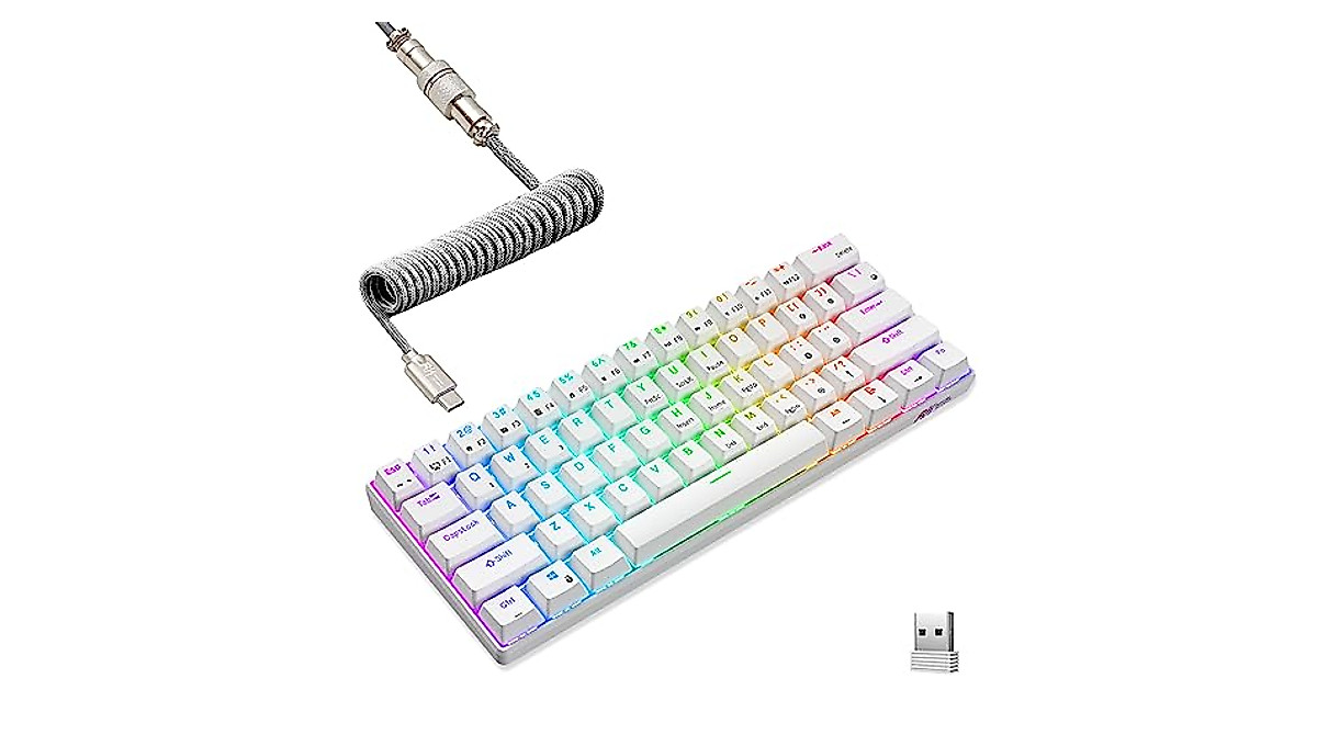 RK61 60% Mechanical Keyboard - Wired & Wireless RGB