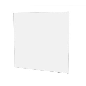 Clear Acrylic Plexiglass Sheet- 1/16" Thick - 12" x 12"