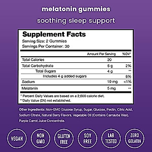 Melatonin Gummies for Kids & Adults | Natural Sleep Aid Drug-Free, Vegan Berry Flavor Kids Melatonin Gummy Supplement | 120 Sleep Gummies | 2.5mg, 5mg or 10mg Dose | Sleeping Pills Substitute (2-Pack)