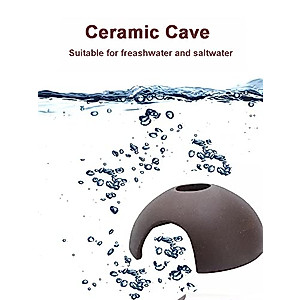 Saim Aquarium Decoration Ornaments Ceramics Hideout for Fishes Shrimps Breeding Hiding Spots