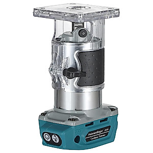 Brushless Cordless Wood Router Tool for Makita 18V Battery,Compact Woodworking Trimmer Palm Router,5 Speed for Precise Wood Cutting